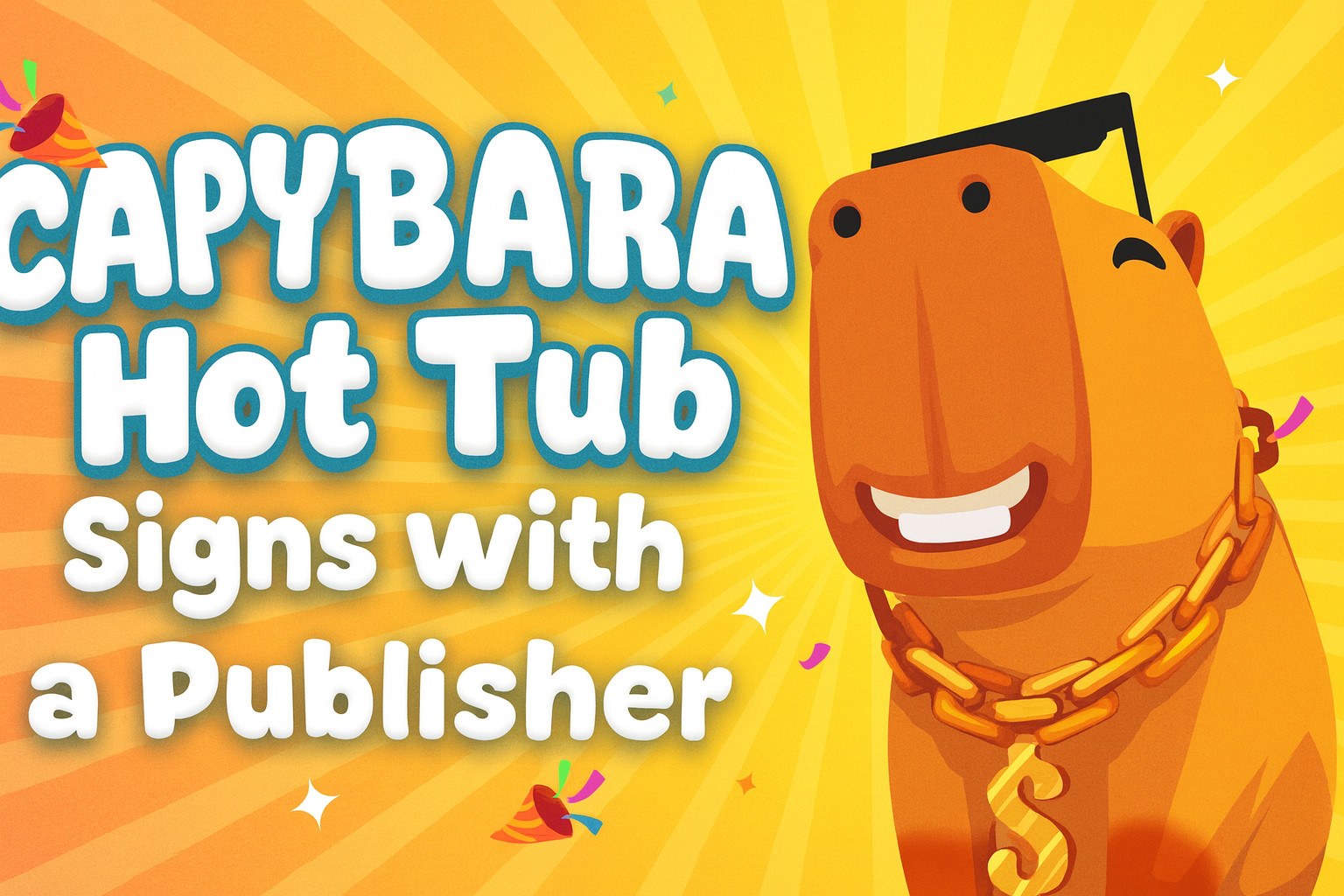 Capybara Hot Tub подписана издателем - Capybara Hot Tub / Game Dev ...